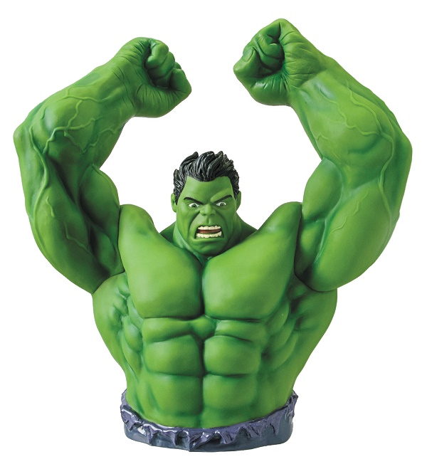 Marvel Comics Hulk Bust Coin Bank