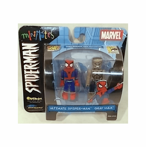 Marvel Minimates Spider-Man Ultimate Spider-Man and Gray Hulk Set