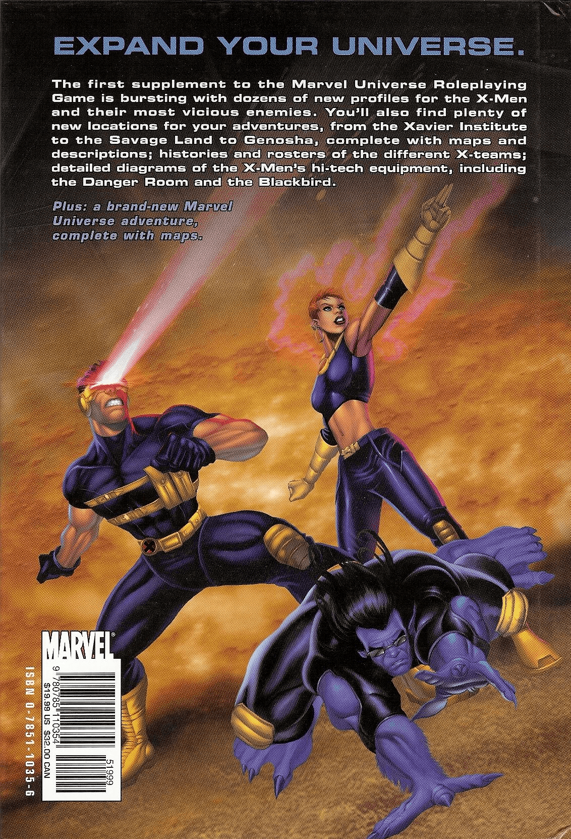 Marvel Universe RPG Guide to the X-Men Sourcebook