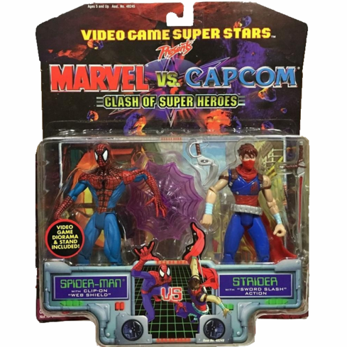 Marvel vs Capcom Spider-Man vs. Strider Figure Set