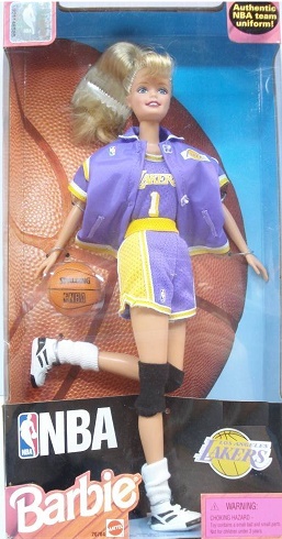 Mattel Barbie NBA Los Angeles Lakers Doll