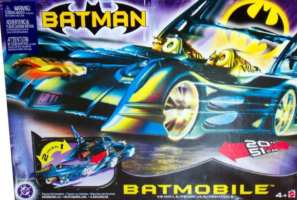 Mattel Batman Batmobile with Robin Motorcycle Set