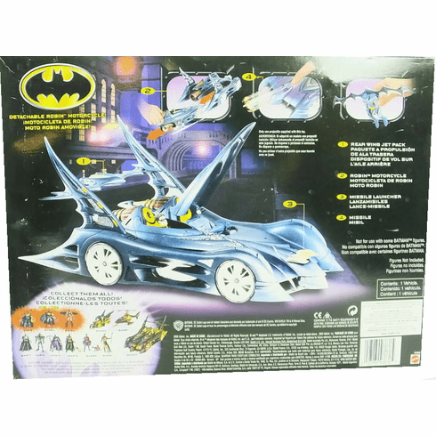 Mattel Batman Batmobile with Robin Motorcycle Set
