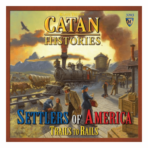 Mayfair Catan Histories Settlers of America Trails to Rails Board Game
