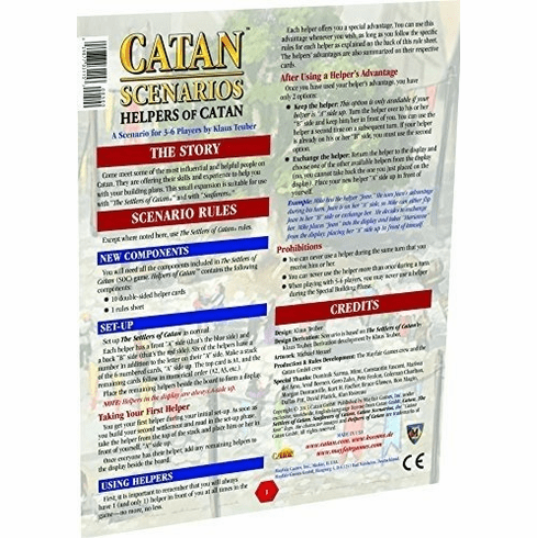 Mayfair Games Catan Scenarios The Helpers of Catan Expansion