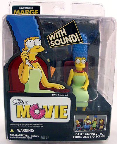 McFarlane The Simpsons Movie Mayhem Marge Figure