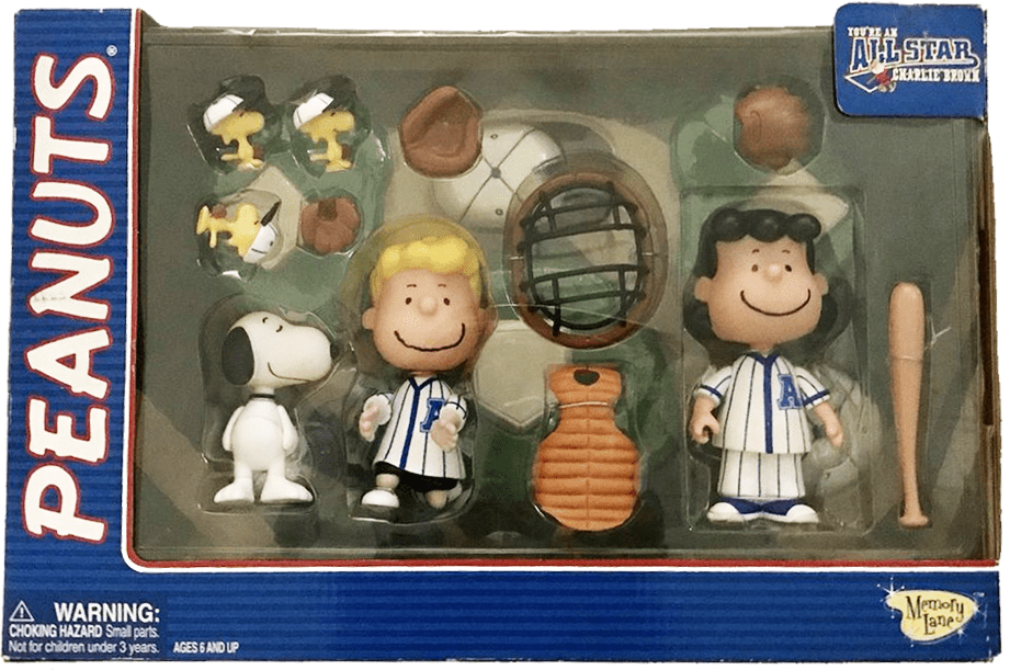 Memory Lane Peanuts All Star Charlie Brown Baseball Catcher Set