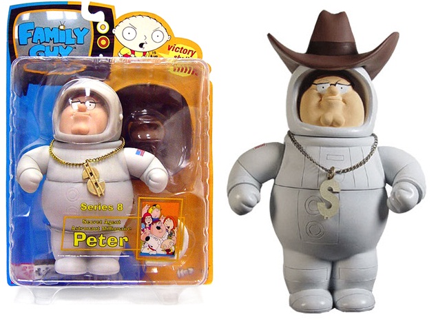 Mezco Family Guy Secret Agent Astronaut Millionaire Peter Figure
