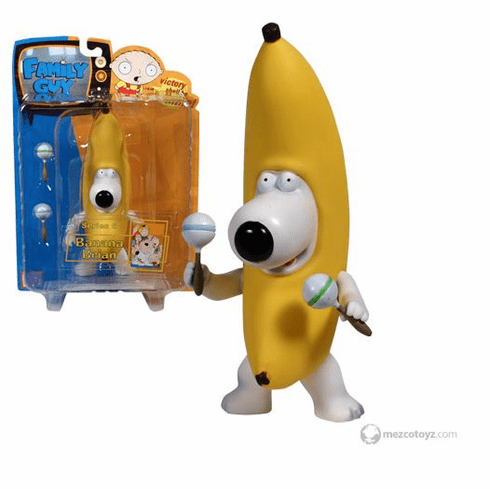 Mezco Family Guy Series 6 Banana Brian Action Figure