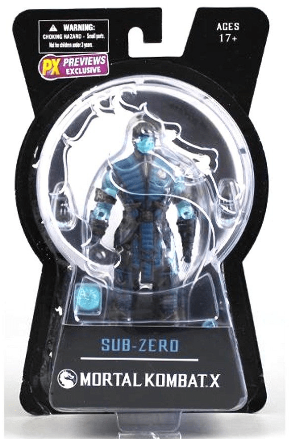 Mezco Mortal Kombat X Sub-Zero Ice Variant Figure
