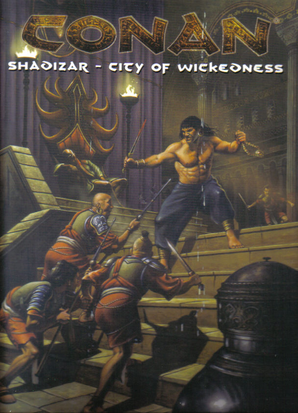 Mongoose Publishing Conan Shadizar City of Wickedness RPG Set