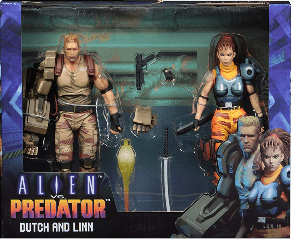 NECA Alien vs Predator Arcade Dutch & Linn Box Set