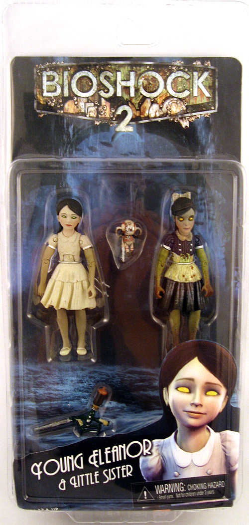 NECA Bioshock 2 Eleanor Lamb and Little Sister Action Figure Set