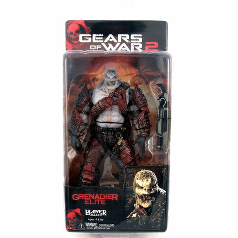 NECA Gears of War 2 Locust Grenadier Elite Figure