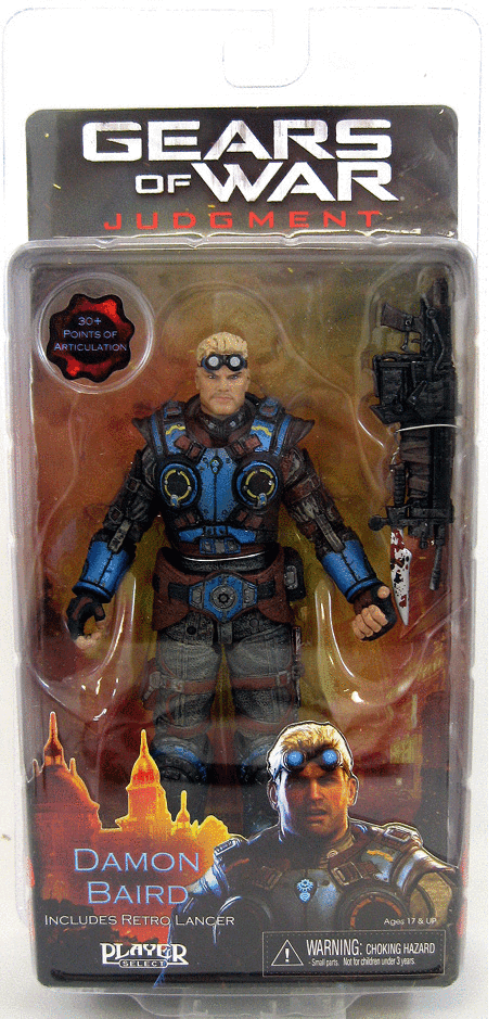 NECA Gears of War Judgment Damon Baird Figure