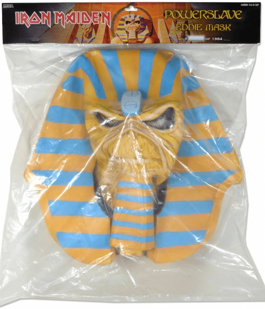 NECA Iron Maiden Powerslave Eddie Latex Mask