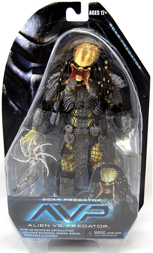 NECA Predator Series 14 AvP Scar Predator Figure