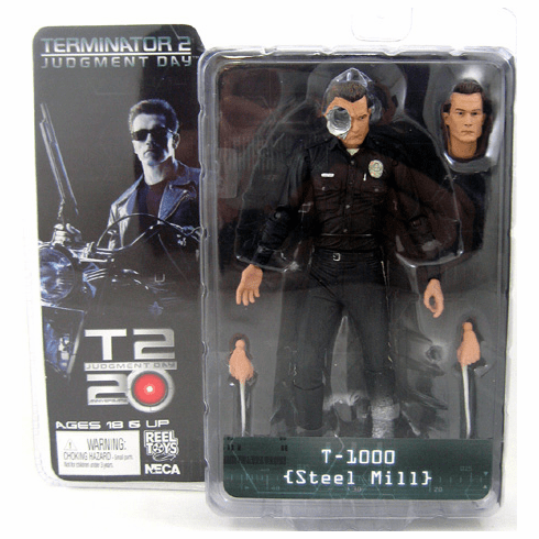 NECA Terminator 2 T-1000 Steel Mill Action Figure
