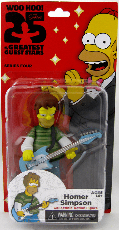 NECA The Simpsons 25th Anniversary Grunge Homer Figure