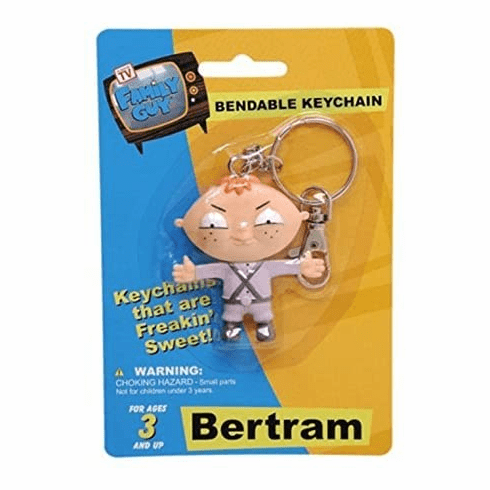 NJCroce Family Guy Bertram Bendable Keychain