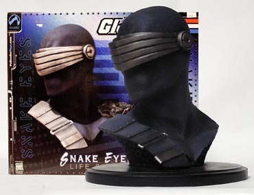 Palisades GI Joe Life Size Snake Eyes Bust