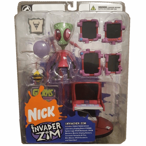 Palisades Nickelodeon Invader Zim Series 1 Invader Zim Figure
