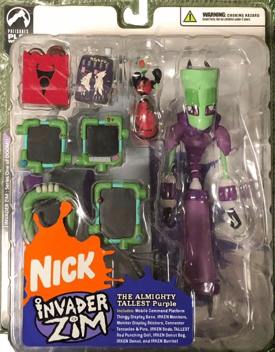 Palisades Nickelodeon Invader Zim The Almighty Tallest Purple Figure
