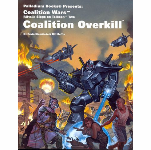 Palladium Rifts Siege on Tolkeen 2 Coalition Overkill RPG Book