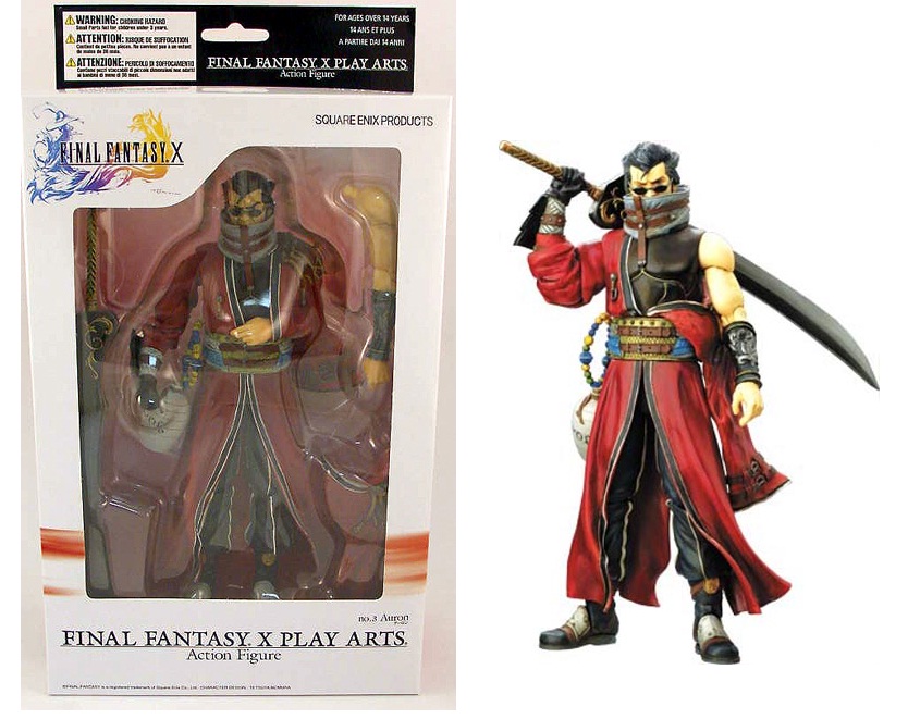 Play Arts Final Fantasy X Auron Action Figure