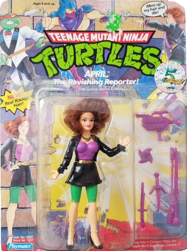 Playmates Teenage Mutant Ninja Turtles April Ravishing Reporter Figure