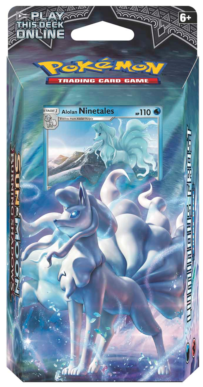 Pokemon Sun and Moon Burning Shadows Luminous Frost Theme Deck