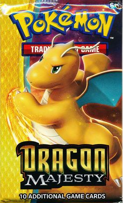 Pokemon Sun and Moon Dragon Majesty Booster Pack