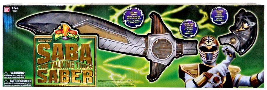 Bandai Mighty Morphin Power Rangers Legacy Saba Talking Tiger Saber