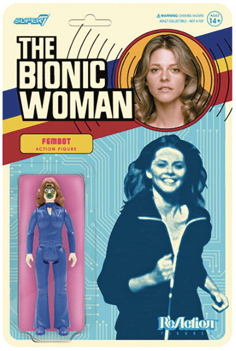 ReAction Bionic Woman Fembot Action Figure