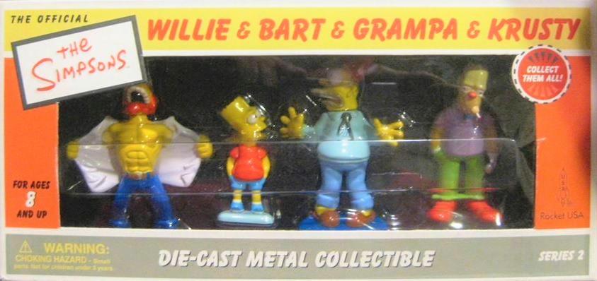 Rocket USA The Simpsons Series 2 Die-Cast Figurine Set