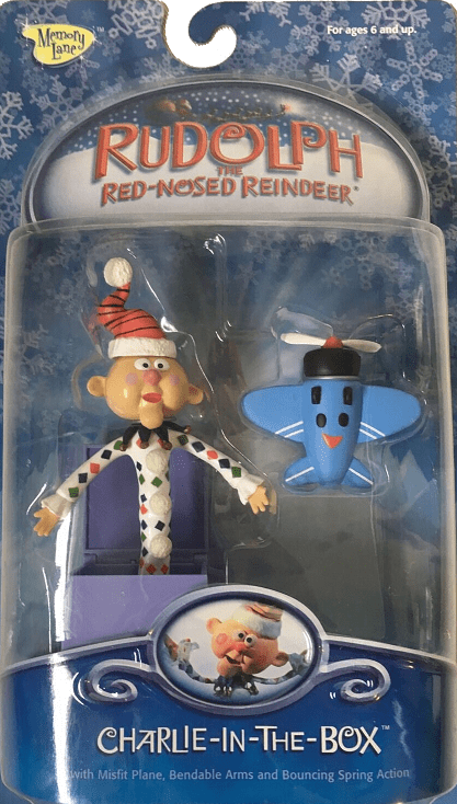 Rudolph the Red-Nosed Reindeer Charlie-In-The-Box Figure
