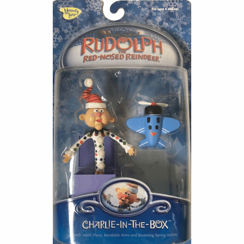 Rudolph the Red-Nosed Reindeer Charlie-In-The-Box Figure