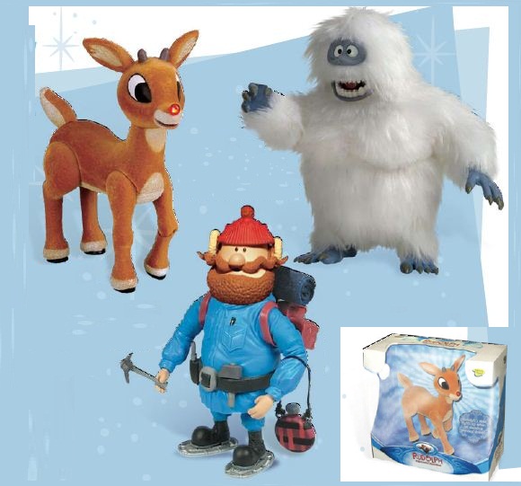 Rudolph the Red Nosed Reindeer Deluxe Talking Figures