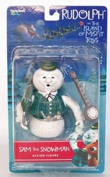 Rudolph the Red-Nosed Reindeer Sam the Snowman Figure