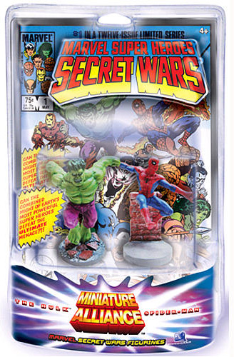 Secret Wars Miniature Alliance Hulk & Spider-Man Set