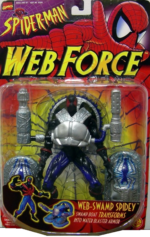 Spider-Man Web Force Web-Swamp Spidey Figure