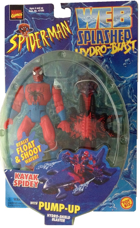Spider-Man Web Splasher Hydro-Blast Kayak Spidey Figure