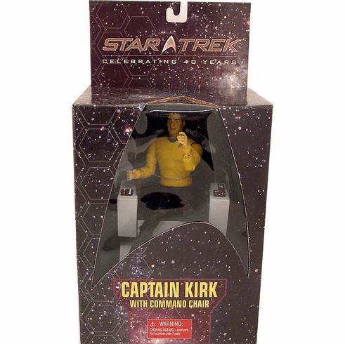 Star Trek Captain Kirk in Command Chair Figure