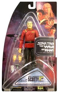 Star Trek II The Wrath of Khan Chief Engineer Scotty Action Figure