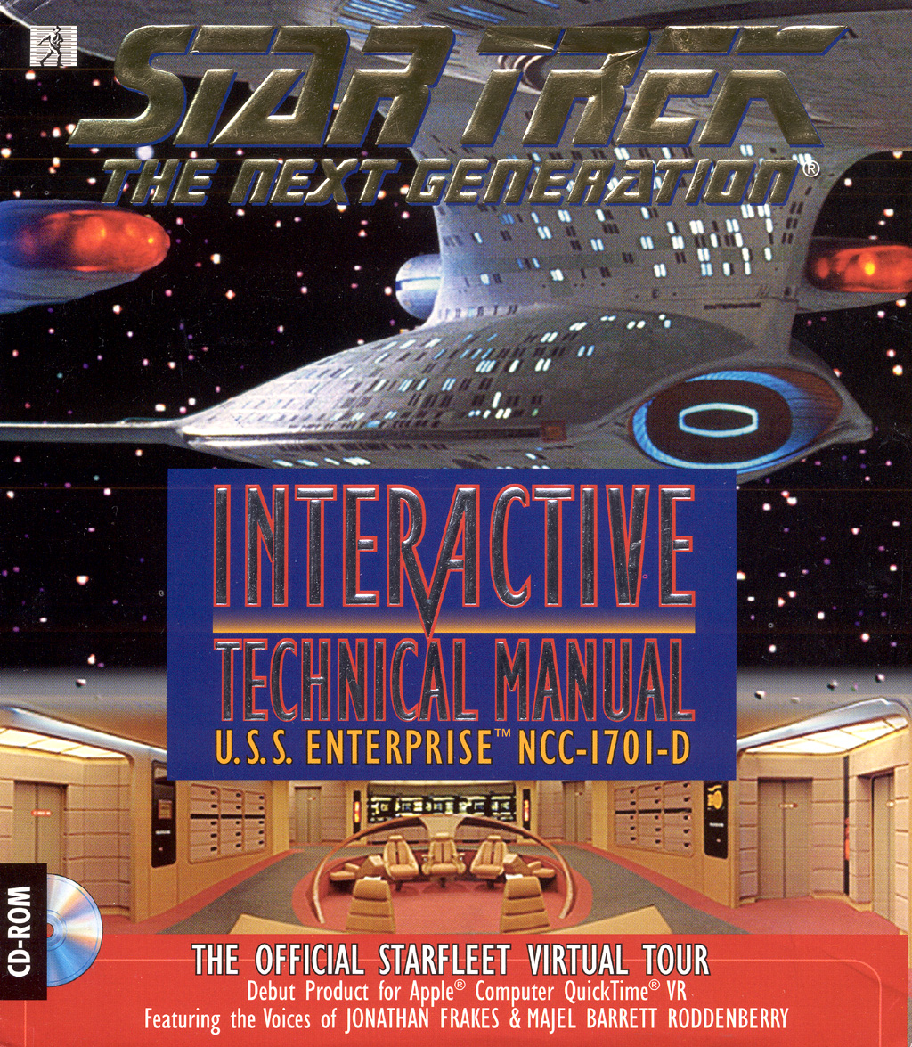 Star Trek TNG Interactive Technical Manual MAC CD-ROM