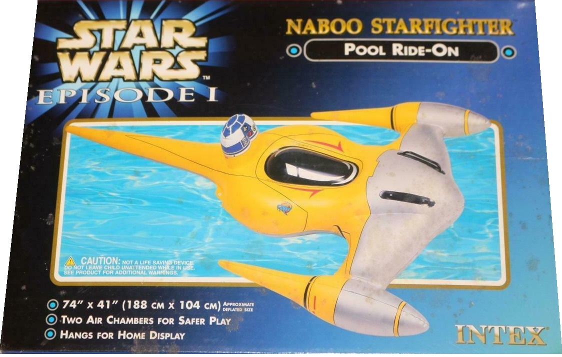 Star Wars Episode I Naboo Starfighter Pool Toy