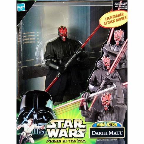 Star Wars Power of the Jedi Mega Action Darth Maul Figure
