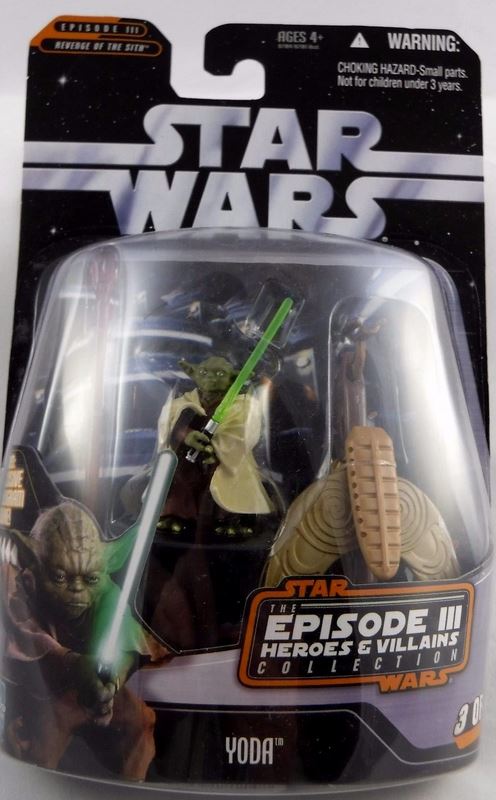 Star Wars Saga Collection Heroes and Villains Yoda Figure