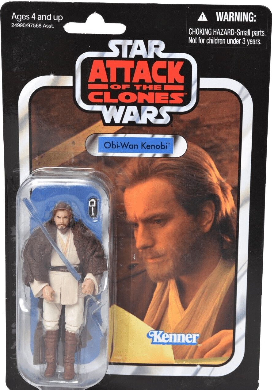 Star Wars Saga Vintage Collection Attack Of The Clones Obi-Wan Kenobi ...