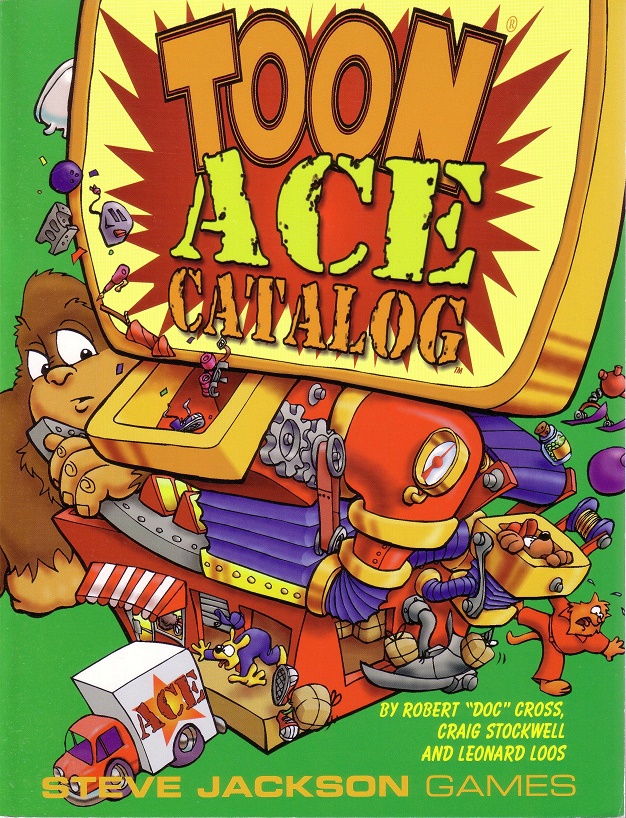 Steve Jackson Games Toon Ace Catalog RPG Sourcebook